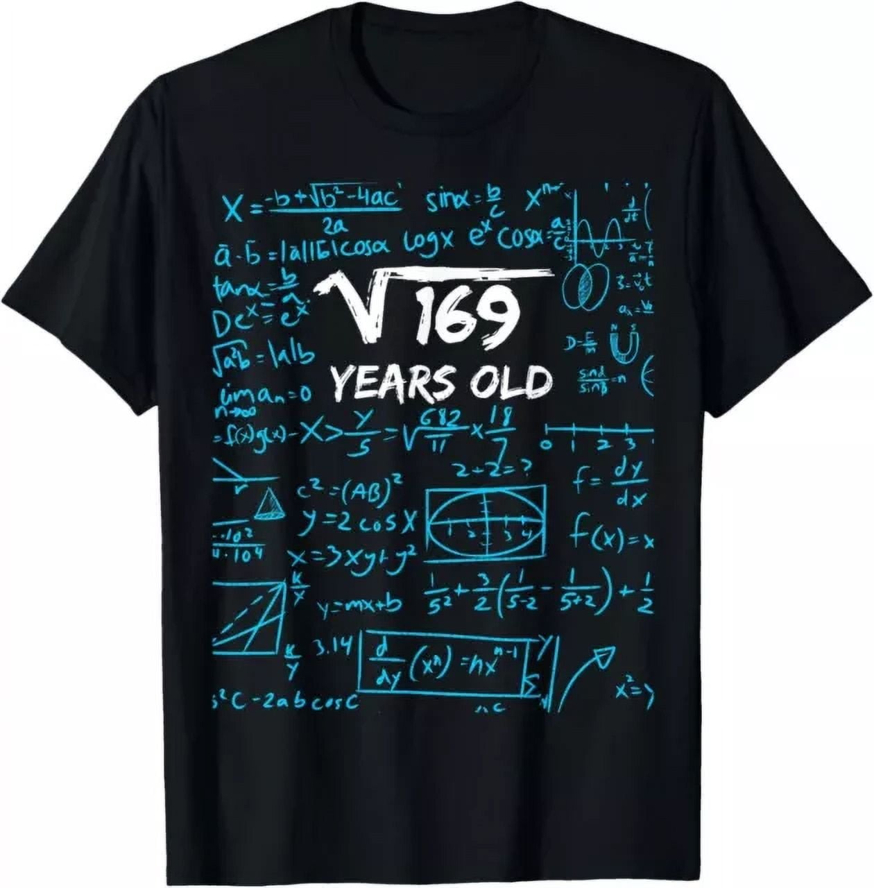 Hot Trending T-Shirt With Square Root Of 169 13Th Birthday 13 Years Old ...