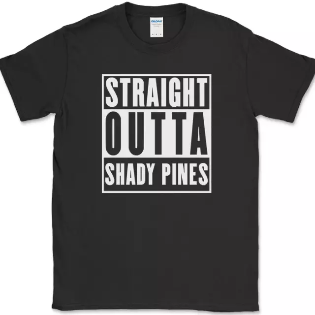 Hot Trending T-Shirt With Straight Outta Shady Pinesfunny Tv Show ...