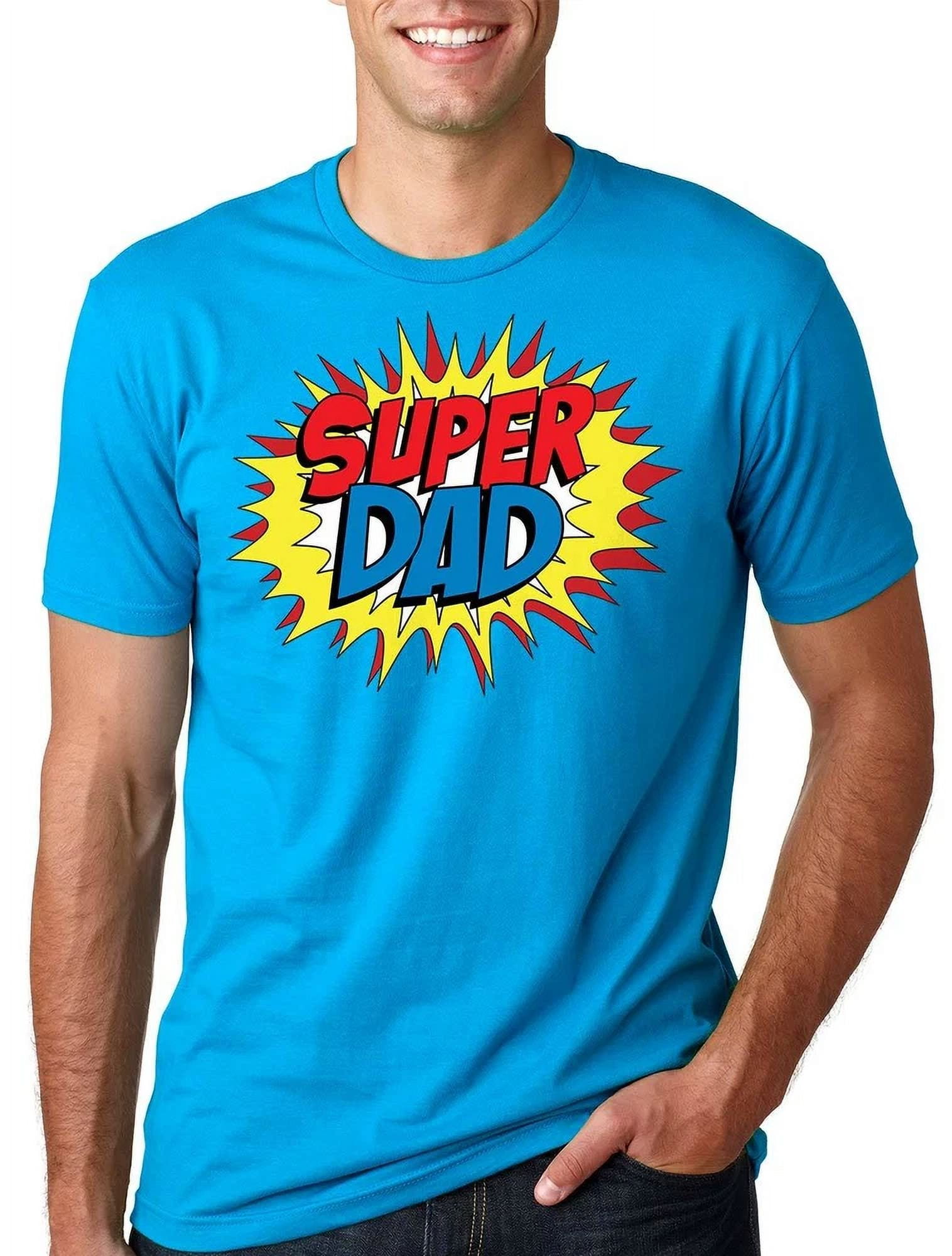 Hot Trending T-Shirt With Super Dad Gift For Dad Father Comics Style ...