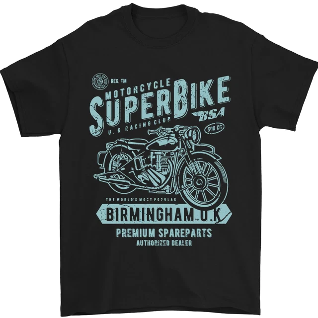 Hot Trending T-Shirt With Superbike Birmingham Motorcycle Biker T-Shirt ...