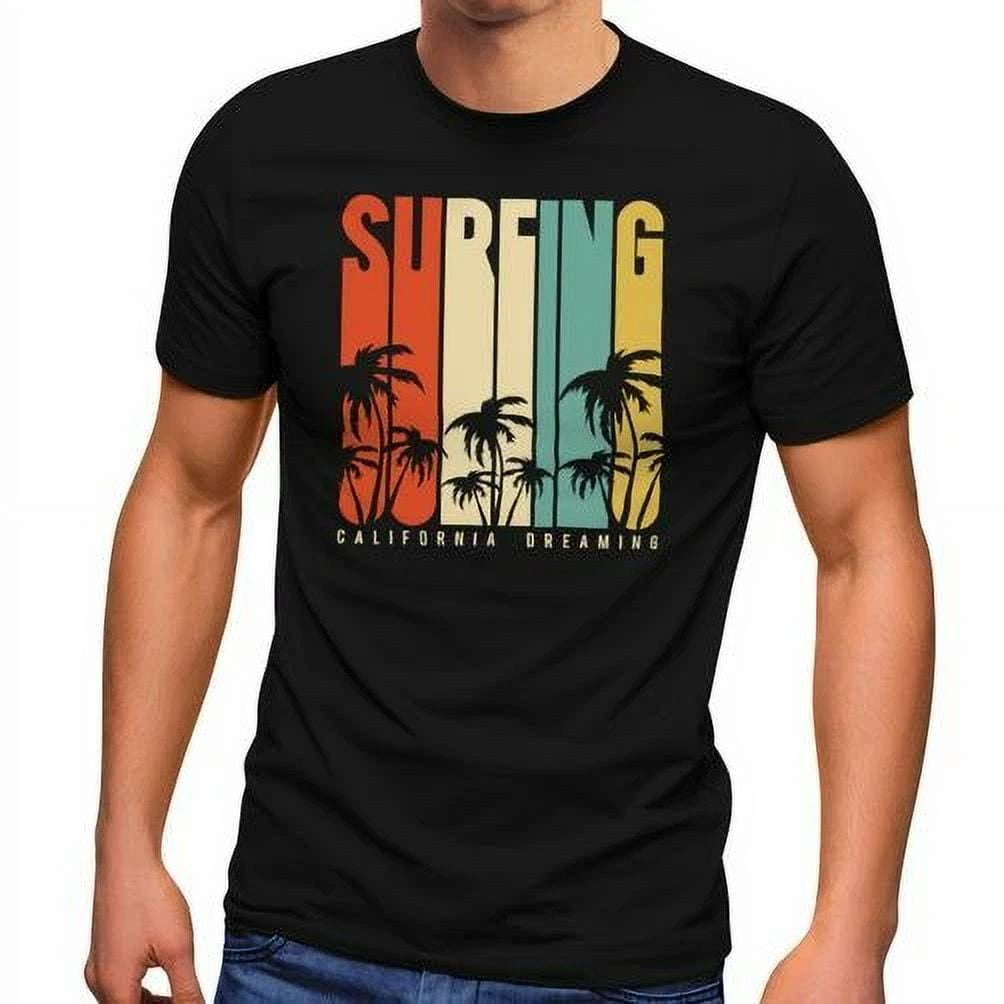 Hot Trending T-Shirt With Surfing Surfer Style Lettering California ...