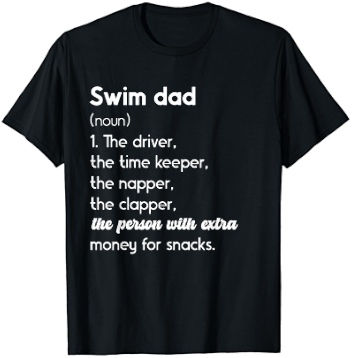 Hot Trending T-Shirt With Swim Dad Definition Swimming Father Of A ...