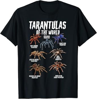 Hot Trending T-Shirt With Tarantulas Animals Of The World Spider ...