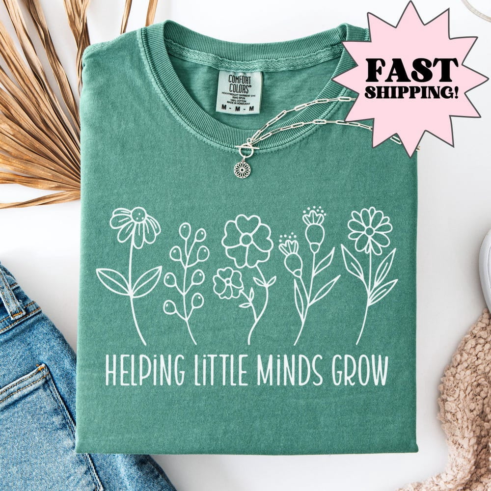 Hot Trending T-Shirt With Teacher, Kindergarten Teacher, Teacher Tshirt ...