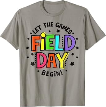 Hot Trending T-Shirt With Teacher Student Field Day Let The Games Begin ...