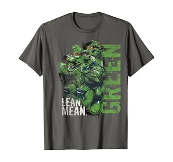 Hot Trending T-Shirt With Teenage Lean, Mean, Green Group T-Shirt Design Preview Only - Walmart.com
