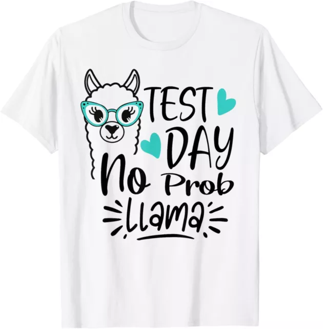 Hot Trending T-Shirt With Test Day No Prob-Llama Llama Teacher Testing ...