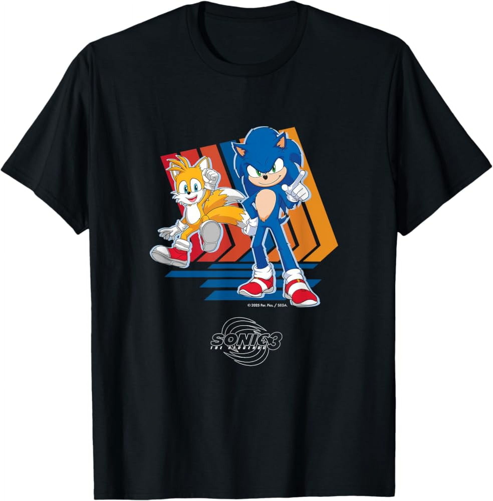 Hot Trending T-Shirt With The Hedgehog 3 - & Tails Design Preview Only ...