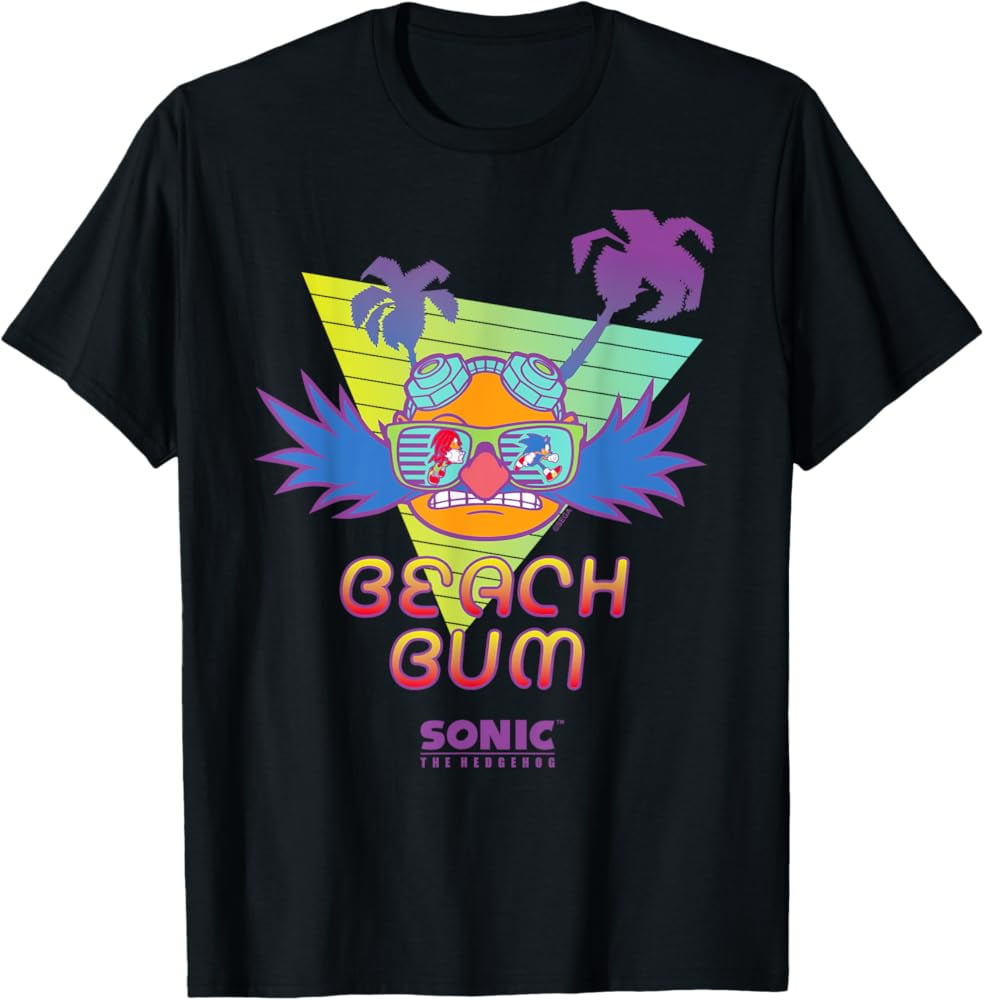 Hot Trending T-Shirt With The Hedgehog - "Beach Bum" Dr. Eggman Design ...