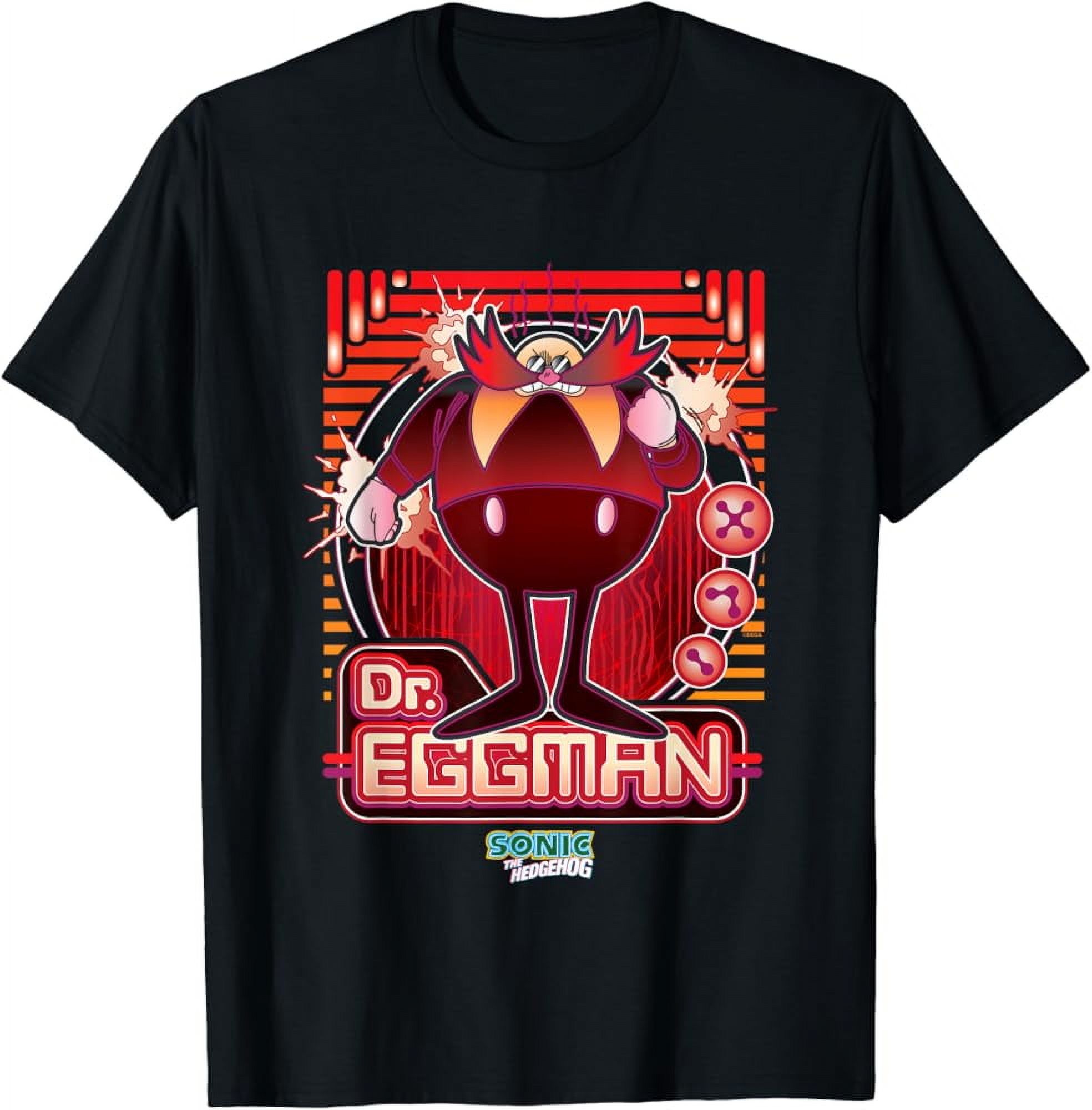 Hot Trending T-Shirt With The Hedgehog Dr. Eggman Furious Portrait ...