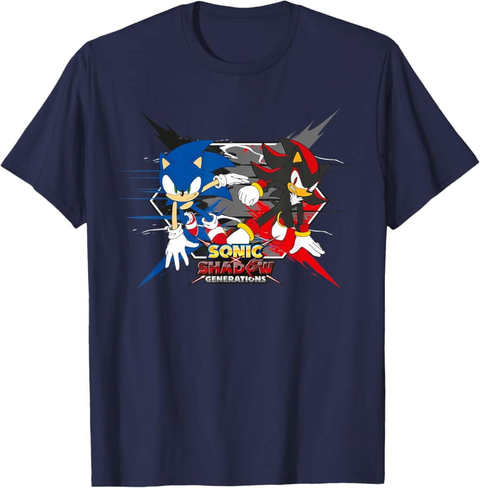 Hot Trending T-Shirt With The Hedgehog, X Shadow Generations - Crossing ...