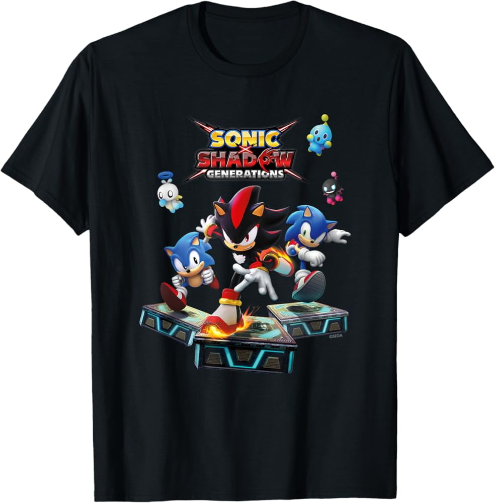 Hot Trending T-Shirt With The Hedgehog, X Shadow Generations - Key Art ...