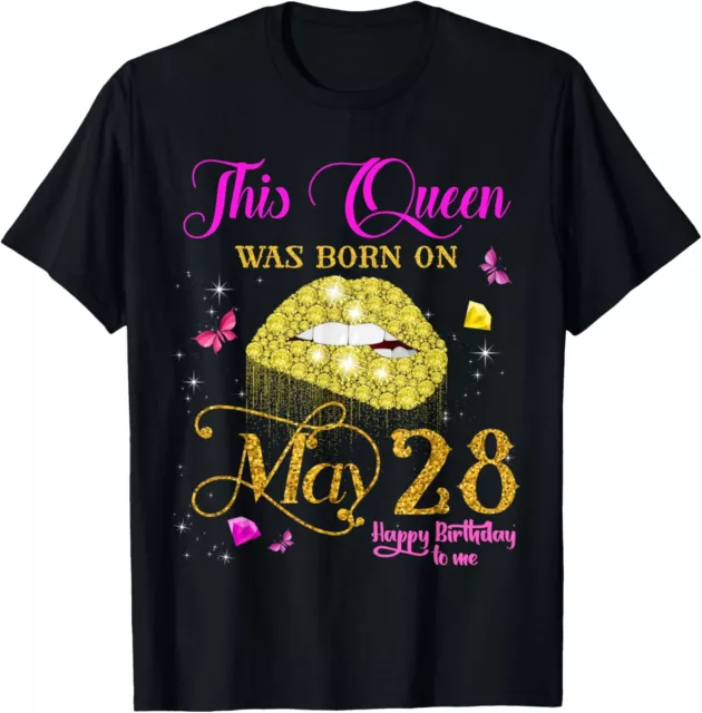 Hot Trending T-Shirt With This Queen Was Born On May 28, 28Th May ...
