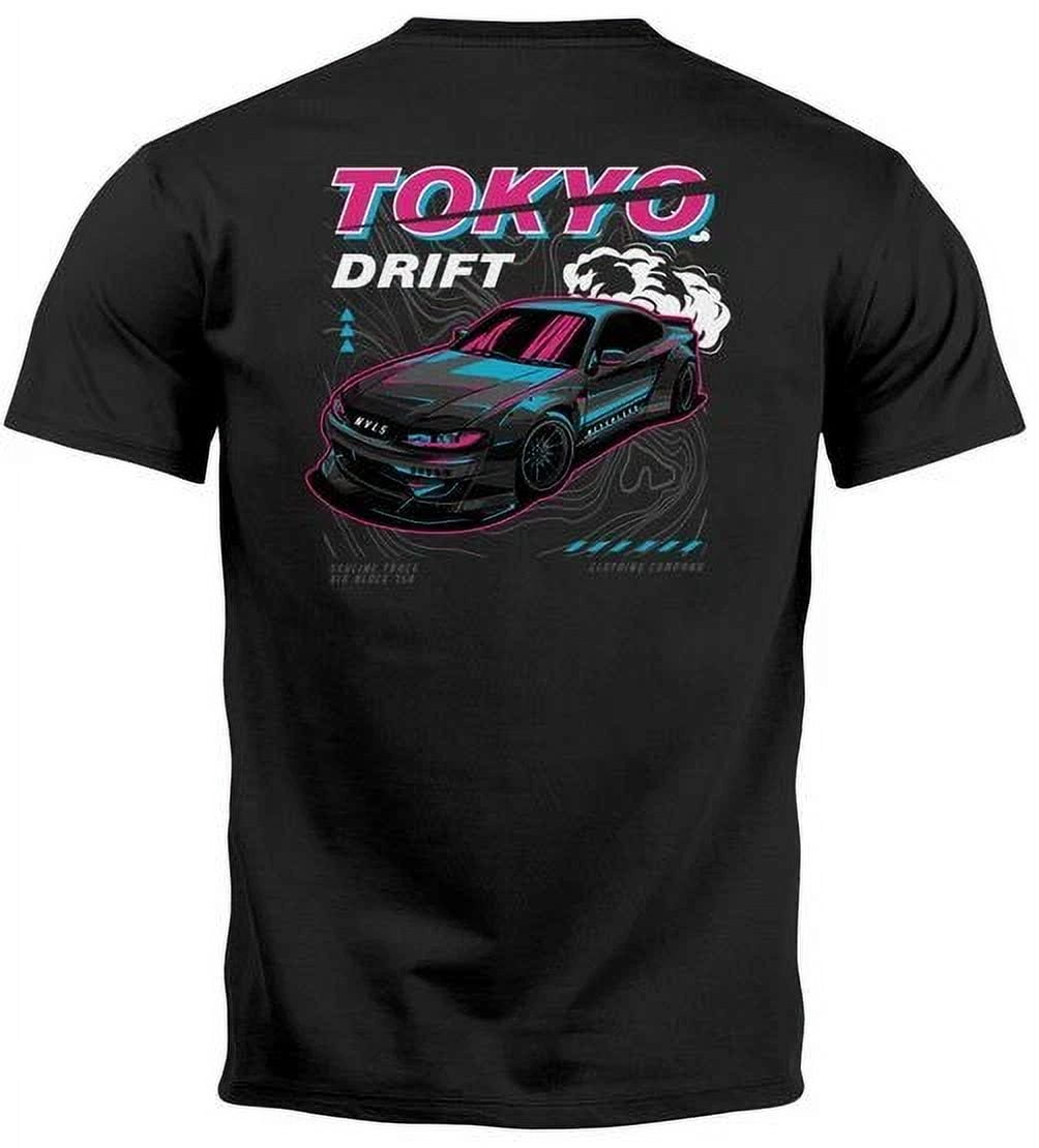 Hot Trending T-Shirt With Tokyo Japan Racing Car Urban Fashion Back ...