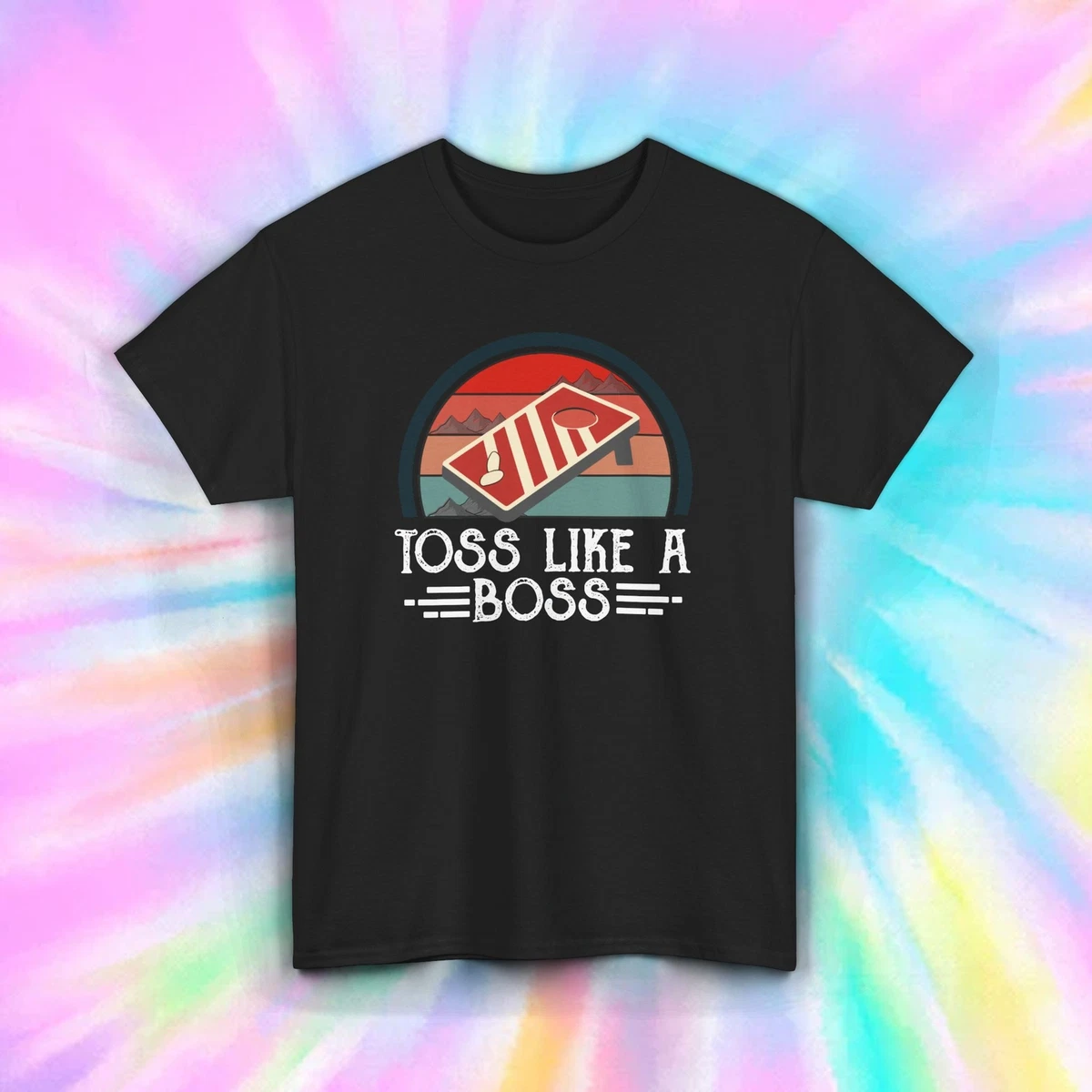 Hot Trending T-Shirt With Toss Like A Boss Shirt Funny Corn Game Lawn ...