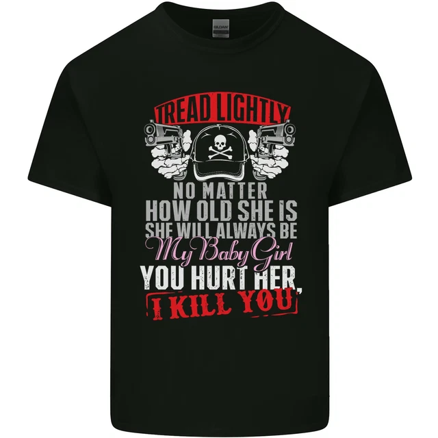 Hot Trending T-Shirt With Tread Lightly Protective Dad Fathers Day T ...