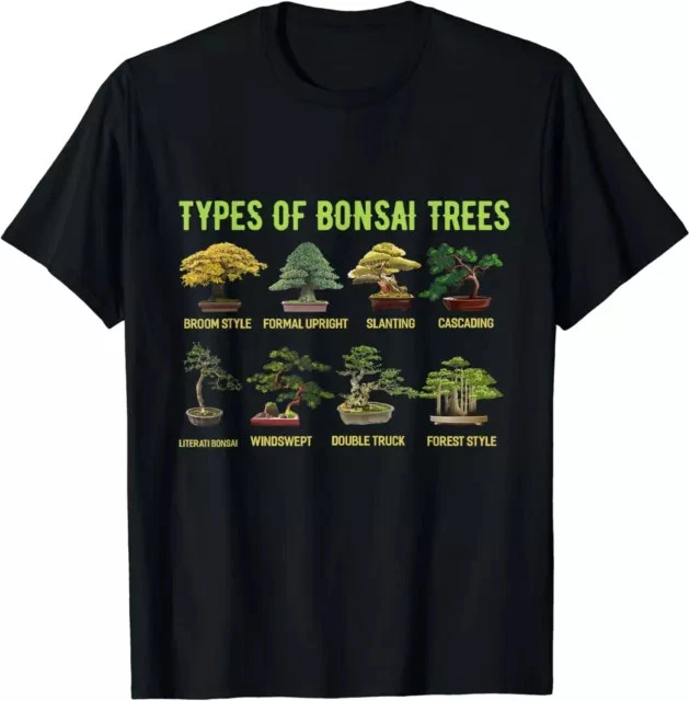 Hot Trending T-Shirt With Types Of Bonsai Trees Bonsai Apparel Bonsai Design Preview Only ...