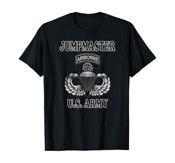 Hot Trending T-Shirt With U.S. Army Jumpmaster (Front Design) T-Shirt ...