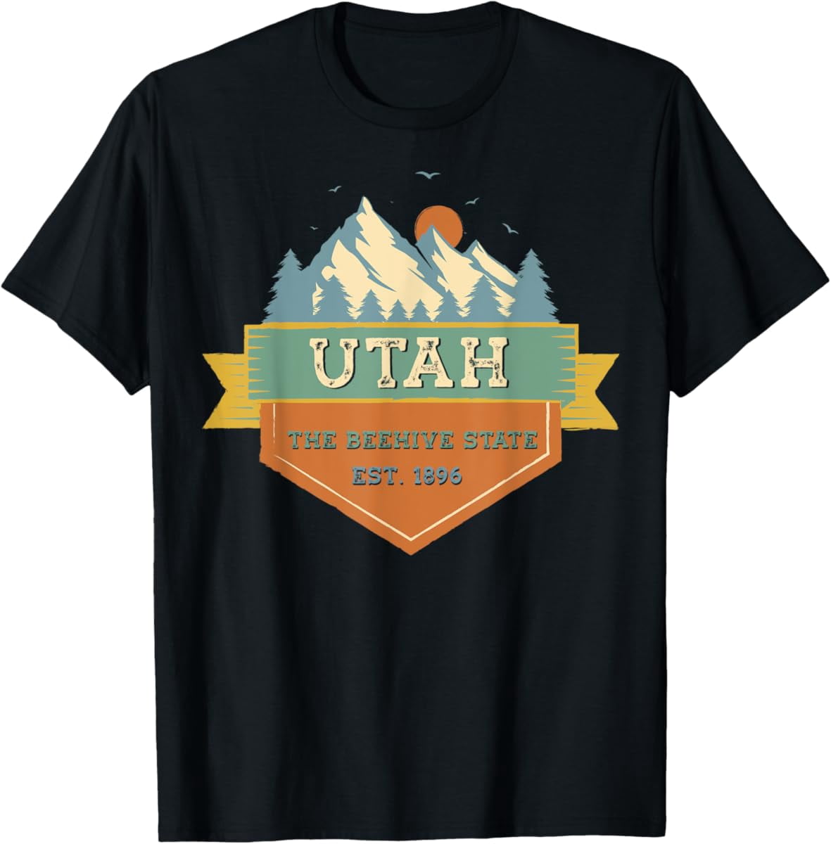 Hot Trending T-Shirt With Utah Beehive State National Parks Mighty 5 ...