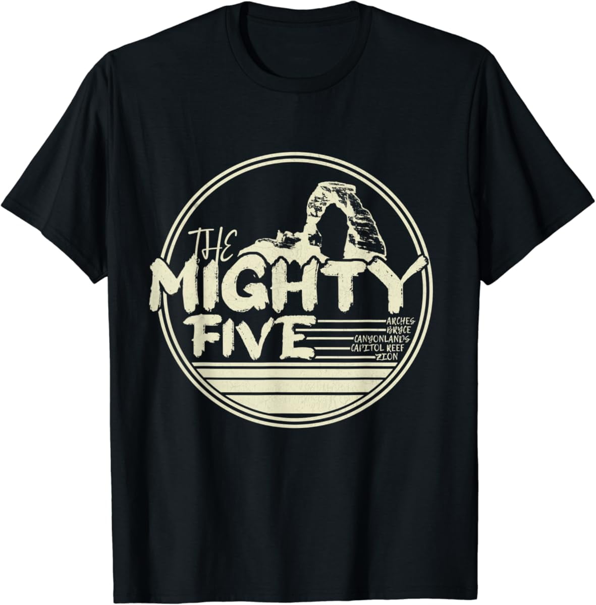 Hot Trending T-Shirt With Utahs The Mighty Five National Parks T-Shirt ...