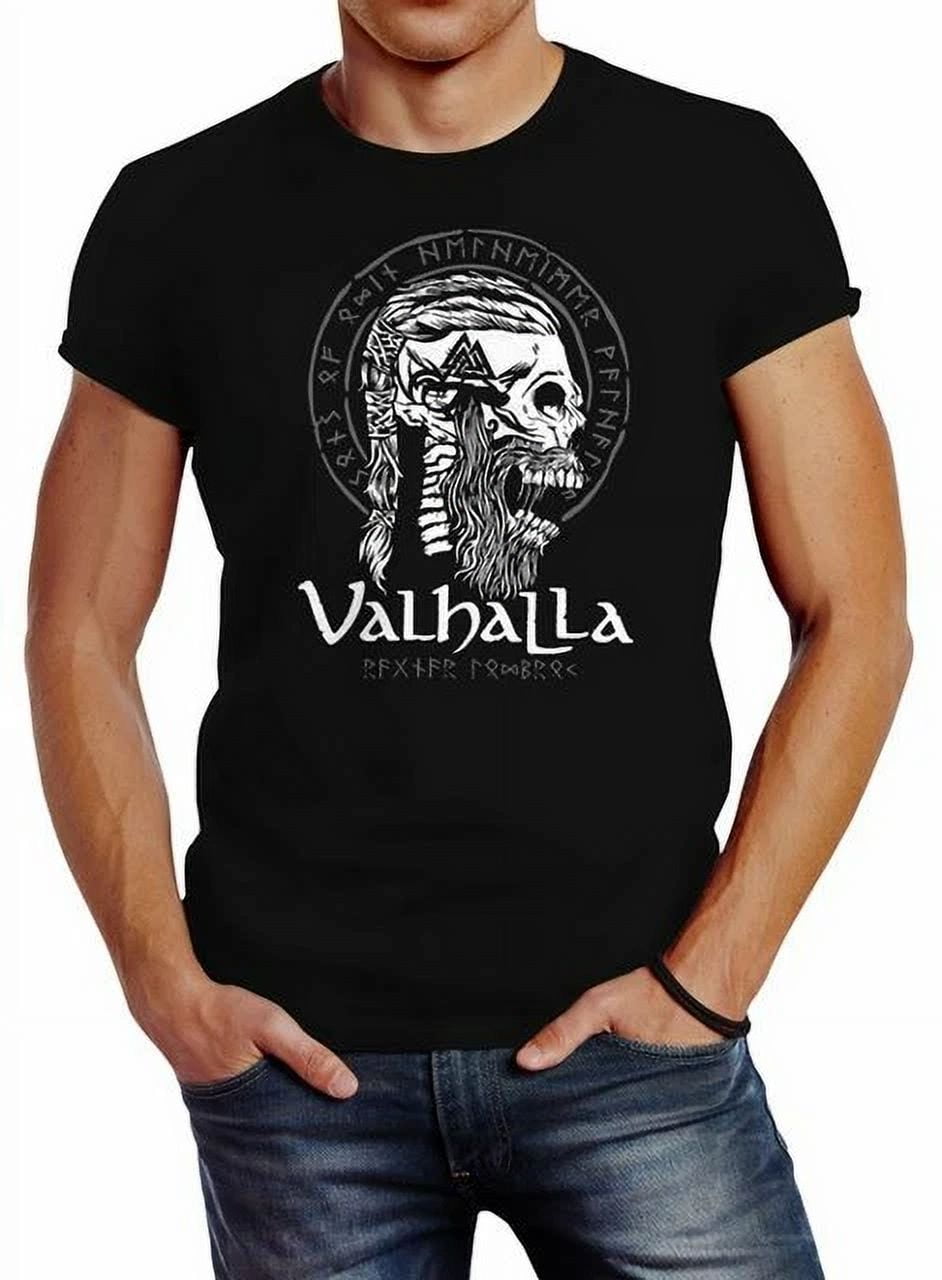 Hot Trending T-Shirt With Valhalla Runes Norse Mythology Ragnar Lodbrok ...