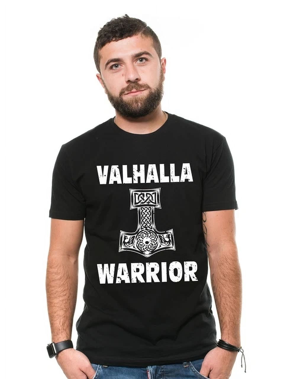 Hot Trending T-Shirt With Valhalla Warrior Vikings Gift Tee Norse ...