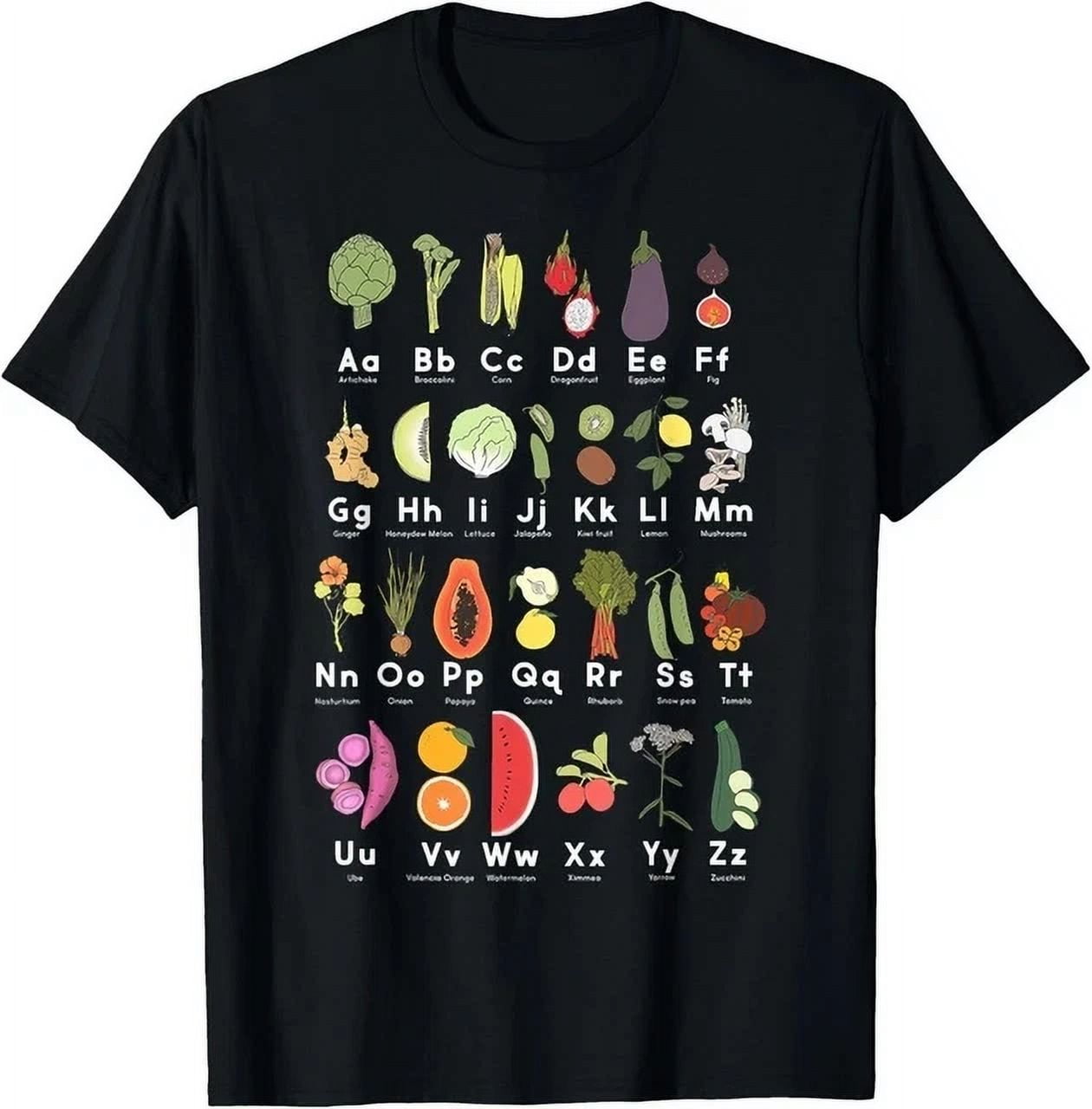 Hot Trending T-Shirt With Vegetable Garden Alphabet Gardener Gardening ...