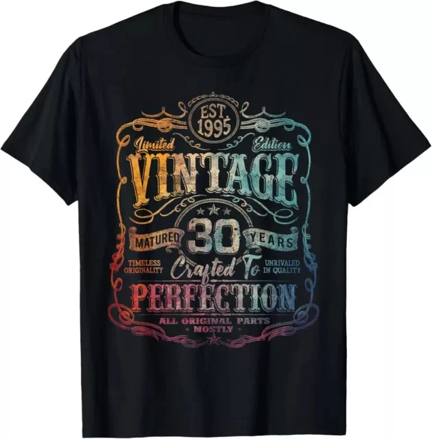 Hot Trending T-Shirt With Vintage 1995 Limited Edition 30 Year Old 30Th Birthday Design Preview ...