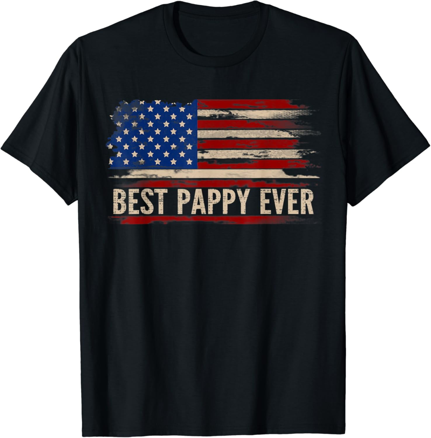 Hot Trending T-Shirt With Vintage Best Pappy Ever American Flag Father'S Day Gift - Walmart.com