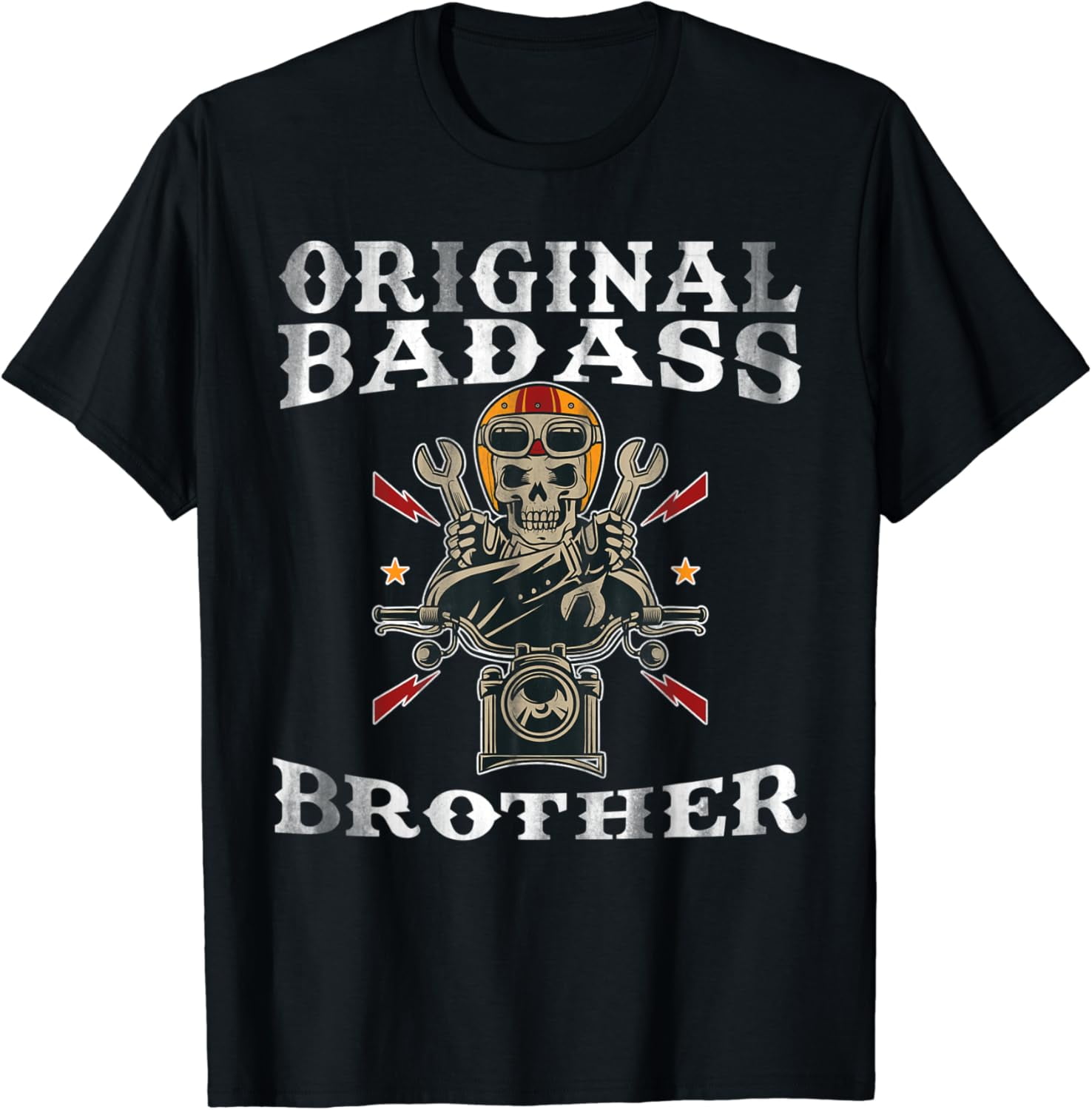 Hot Trending T-Shirt With Vintage Original Badass Brother Motorbike ...