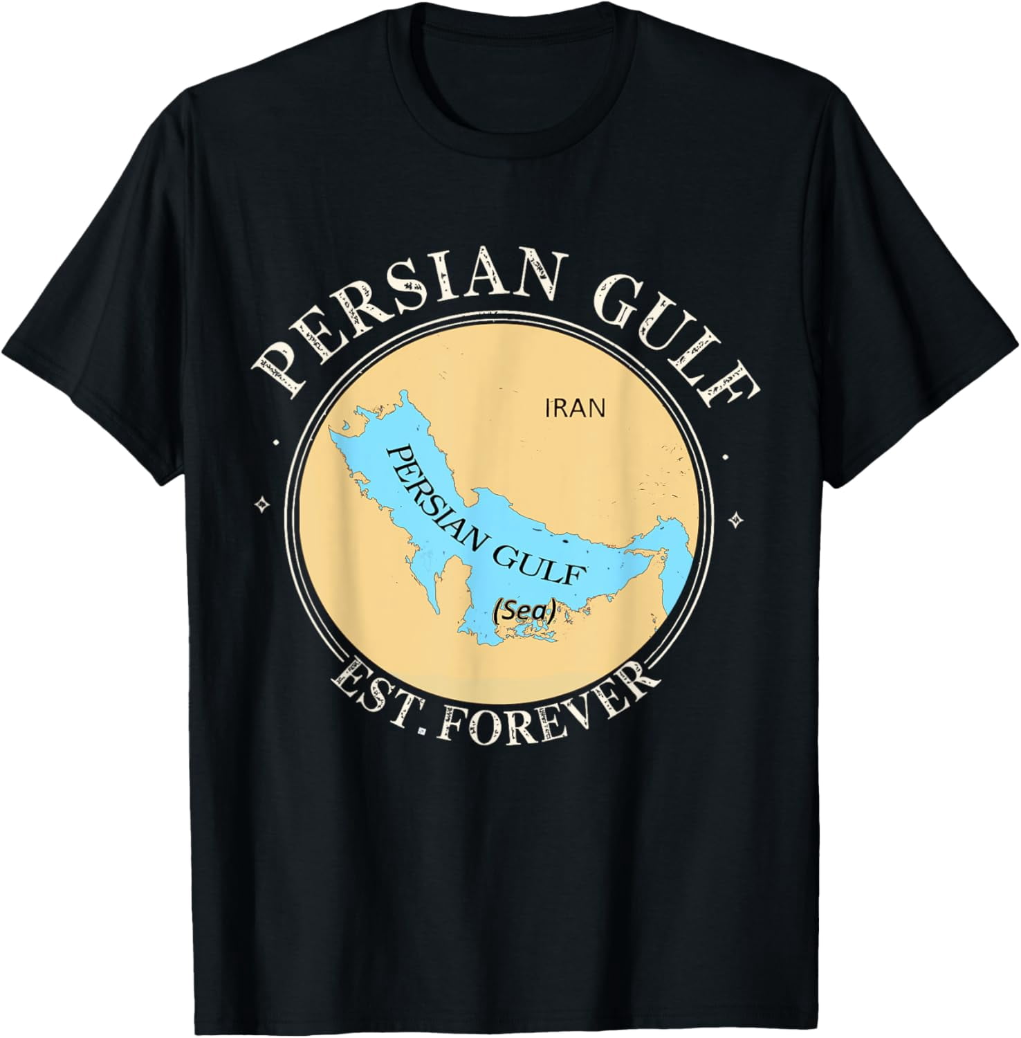 Hot Trending T-Shirt With Vintage Persian Gulf Est Forever Retro Gulf ...