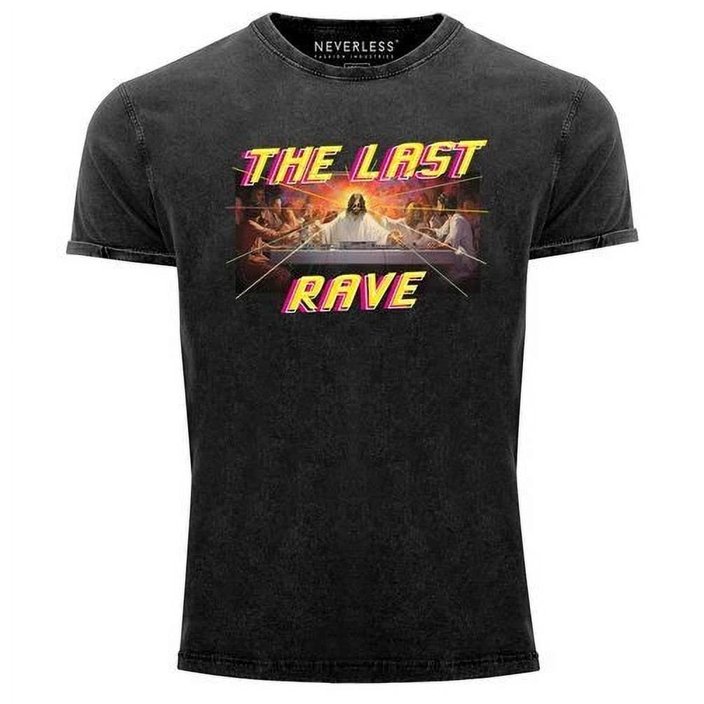 Hot Trending T-Shirt With Vintage Techno The Last Rave Parody The Last ...