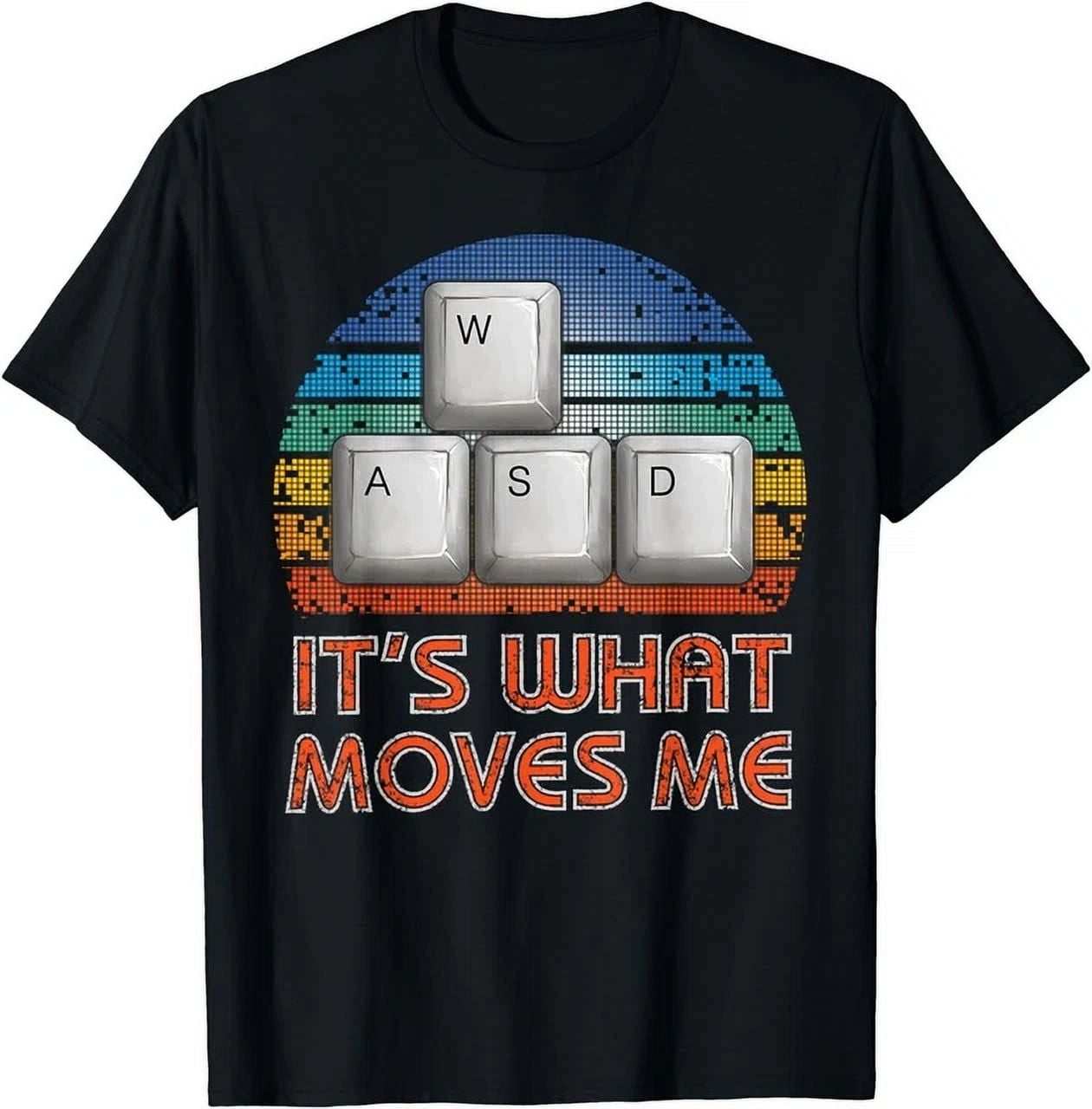 Hot Trending T-Shirt With Vintage Wasd Pc Gamer Design Preview Only ...
