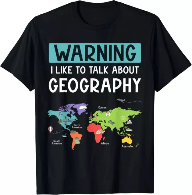Hot Trending T-Shirt With Warning I Like To Talk About Geography ...