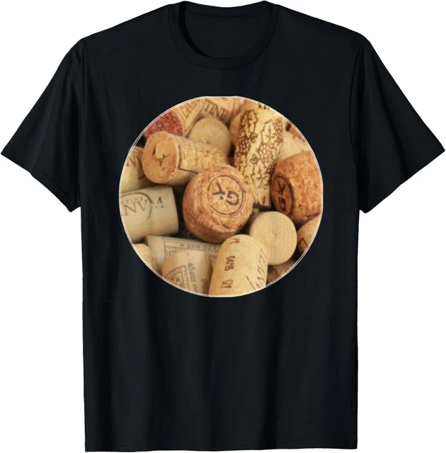 Hot Trending T-Shirt With Wine Corks. Gift Idea For Sommelier, Wineries ...