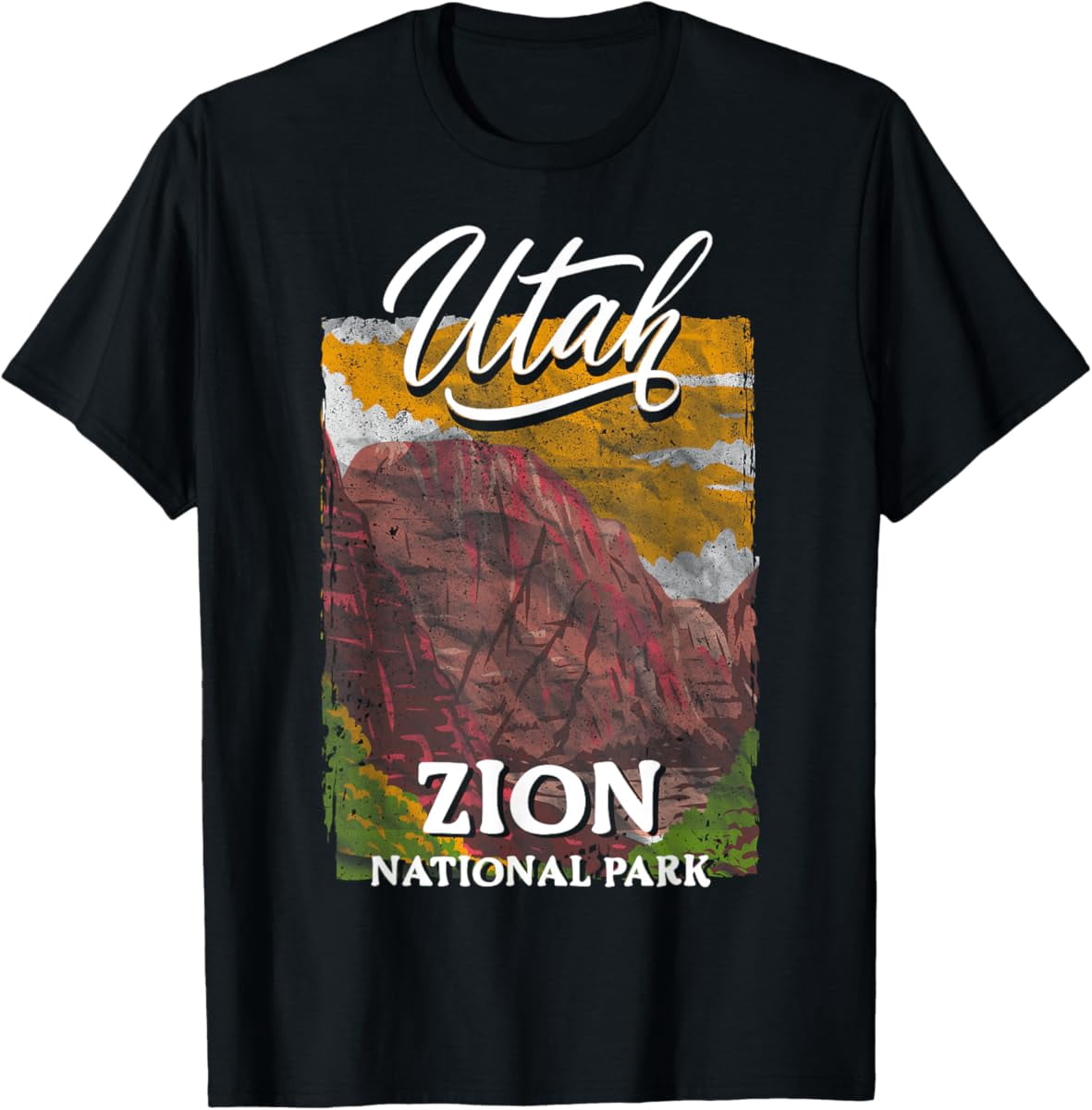 Hot Trending T-Shirt With Zion Utah Beehive State National Parks Mighty ...