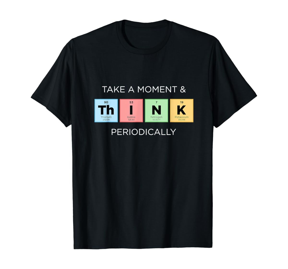 Hot Trending Take a Moment & THINK Periodically Periodic Table of ...