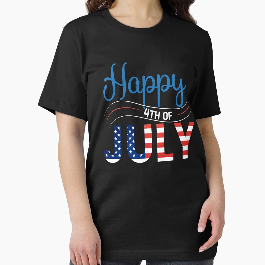 Hot Trending Tee with Happy Independence Day, Independence Day, Fourth ...