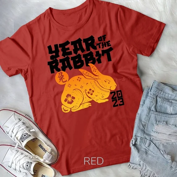 Hot Trending Tee With 2023 Year Of The Rabbit Zodiac Chinese New Year ...