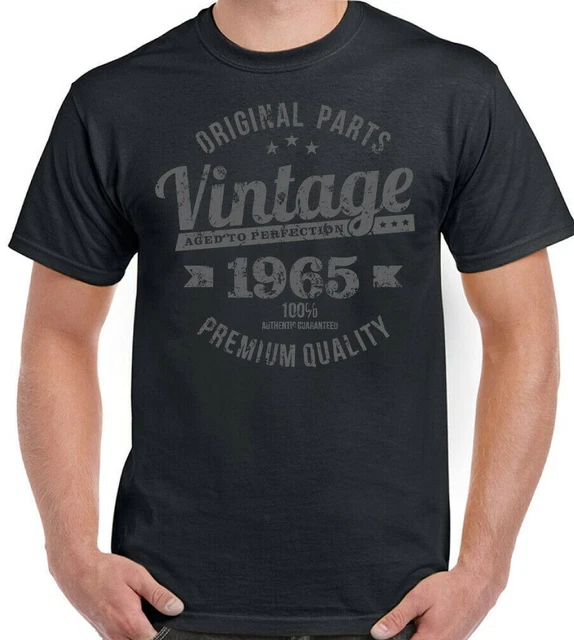 Hot Trending Tee With 60Th Birthday T-Shirt 1965 Mens Womens 60 Year ...