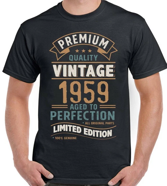 Hot Trending Tee With 66Th Birthday T-Shirt 1959 Mens Womens 66 Year ...
