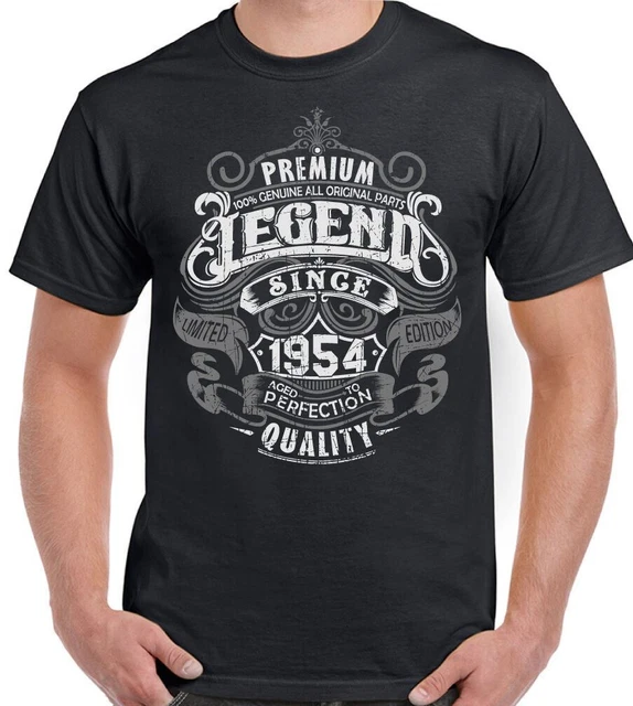 Hot Trending Tee With 71St Birthday T-Shirt 1954 Mens Womens 70 Year ...