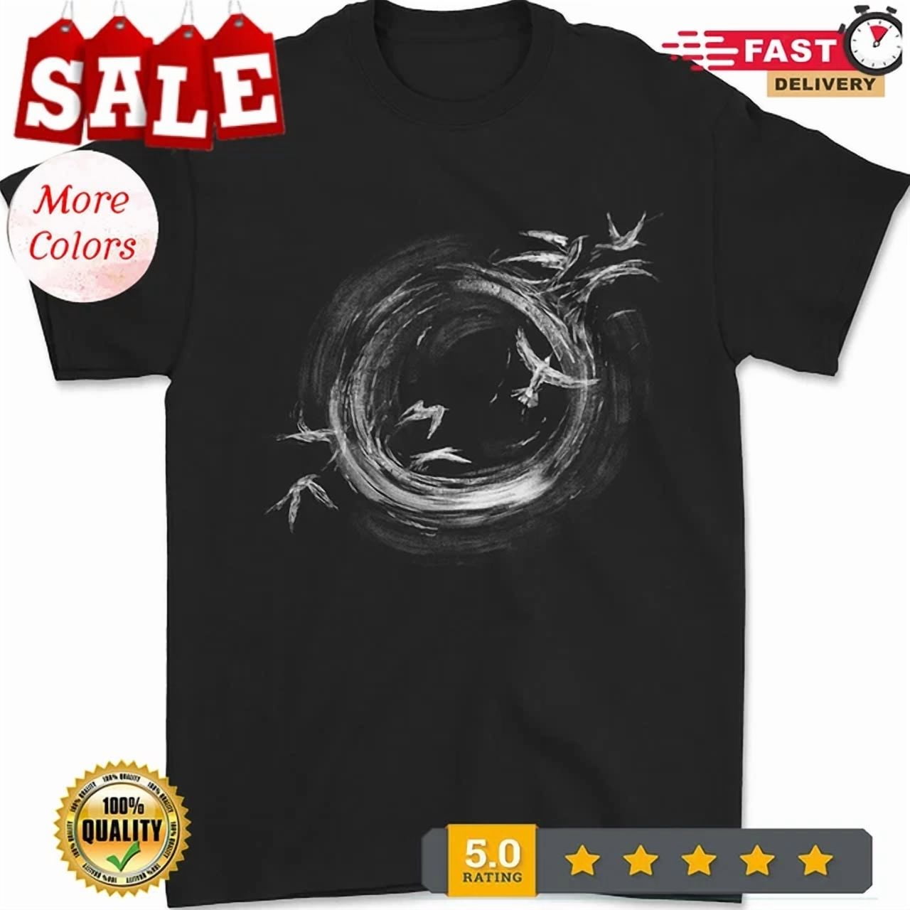 Hot Trending Tee With A Ring Of Birds Birdwatching Birdwatcher Birding ...