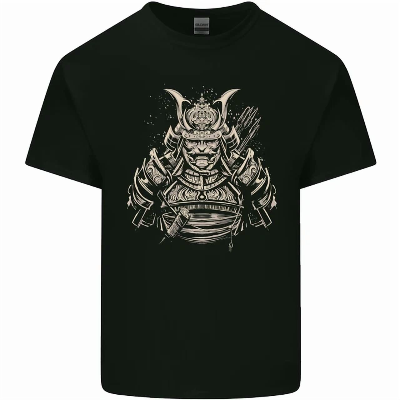 Hot Trending Tee With A Samurai Warrior Mens Womens S-5Xl T-Shirt ...