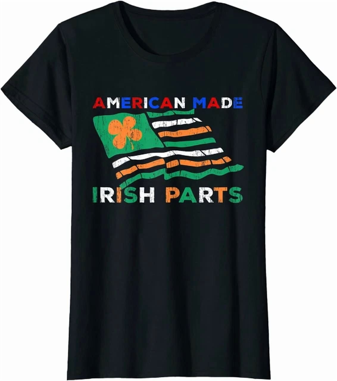 Hot Trending Tee With American Made Irish Parts Irish American Heritage ...
