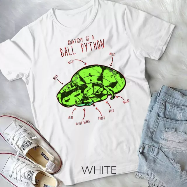 Hot Trending Tee With Anatomy Of A Banana Ball Python, Reptile Snake ...