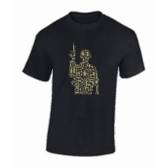 Hot Trending Tee With Army Soldier Cool Fashion Military Design New ...
