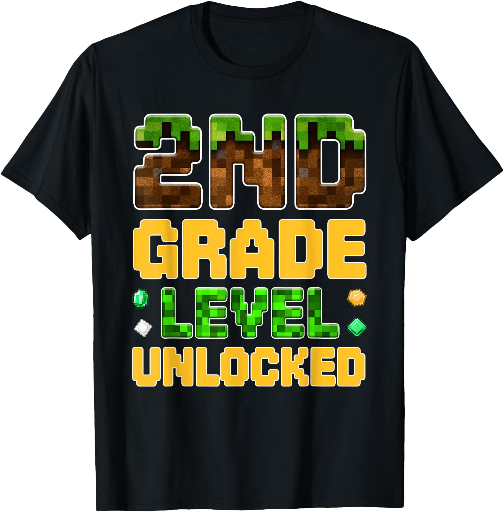 Hot Trending Tee With Back To School 2Nd Grade Gamer First Day Second ...