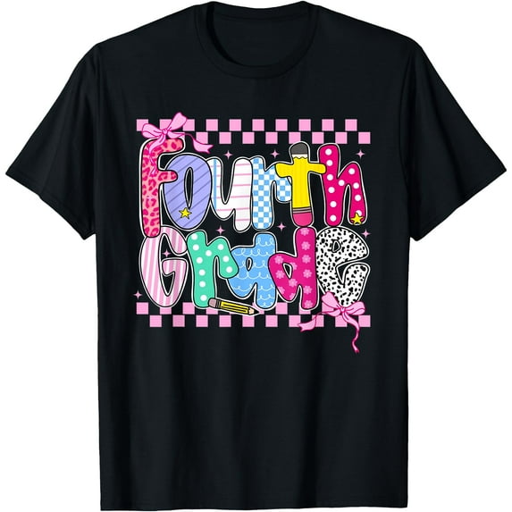 Hot Trending Tee With Back To School Hello Fourth Grade Team 4Th Grade ...