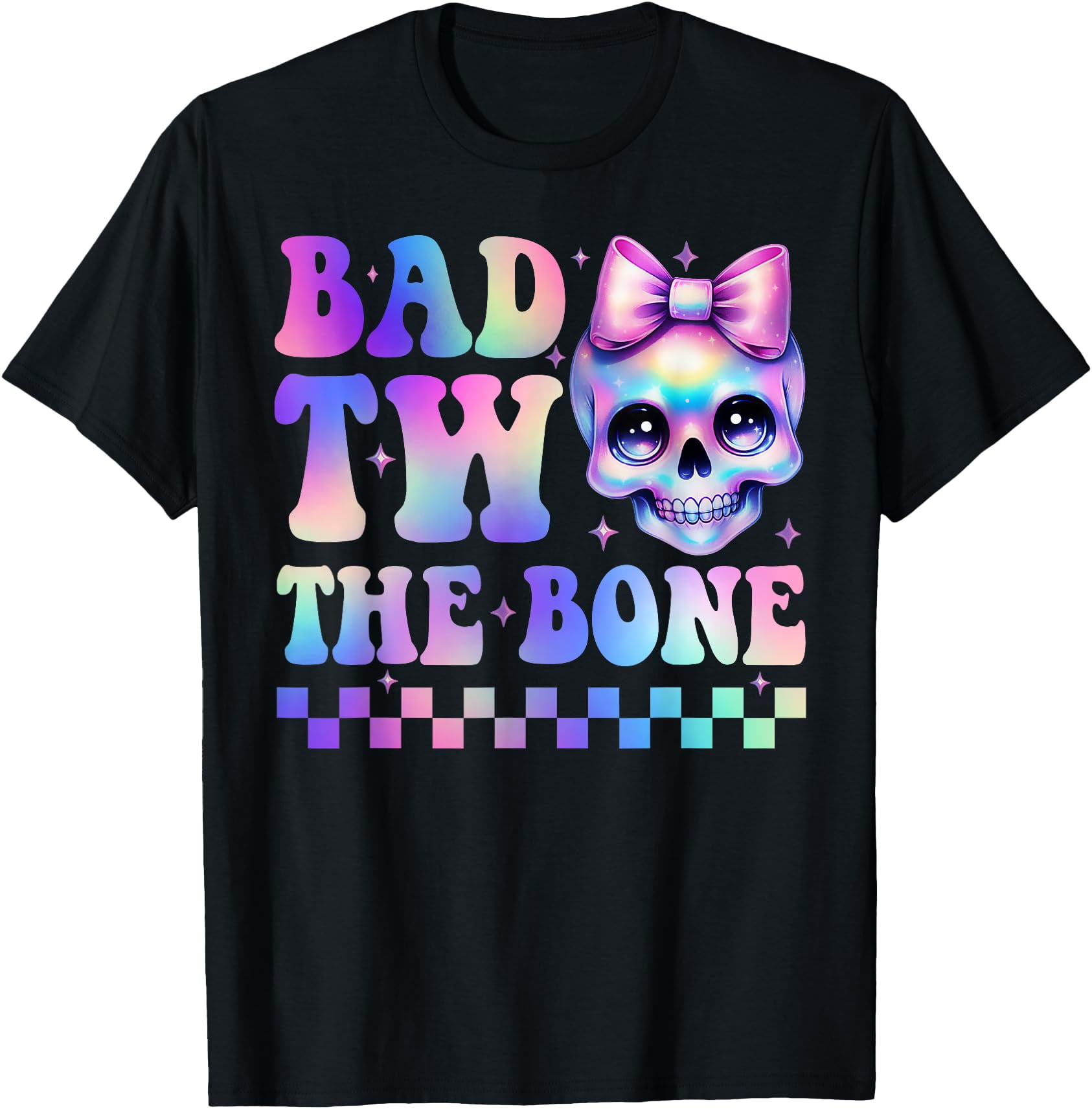 Hot Trending Tee With Bad Two The Bone 2Nd Birthday Kid Girl Tie Dye Birthday Unisex S-5Xl T ...